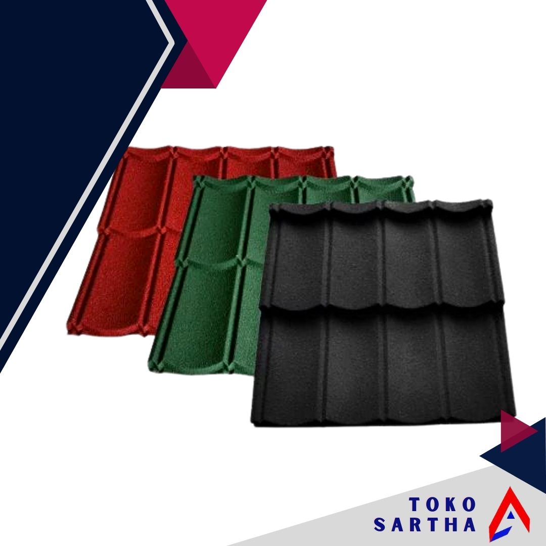 Jual Atap - Atap Spandek Dua Susun Pasir - Toko Besi Sartha Samarinda